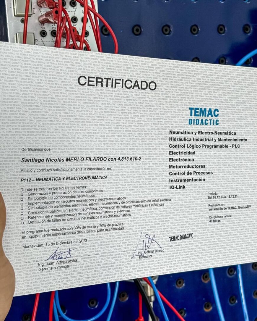 CURSO TÉCNICO Uruguay: Neumática y Electro-neumática – JULIO 2024 ...
